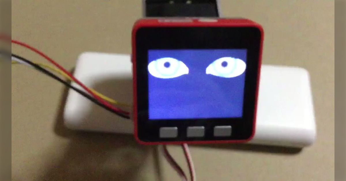 #M5Stack で「いきものっぽい」なにか、を作ってみた。 - posfie