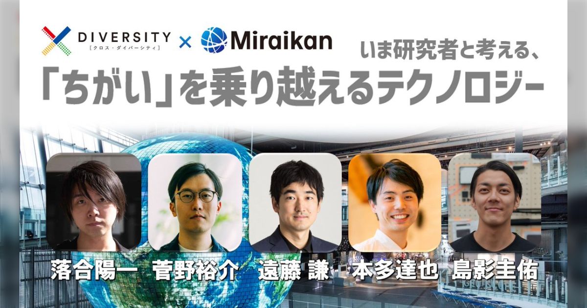 JST CREST xDiversity × 日本科学未来館 - posfie