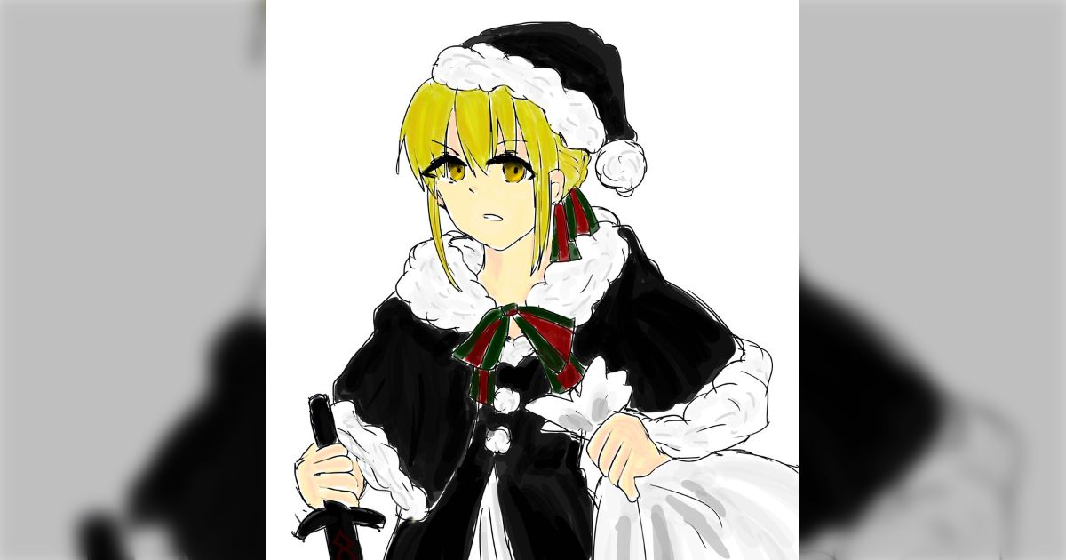 お題「サンタオルタ」 #女性キャラ版fateワンドロ - posfie