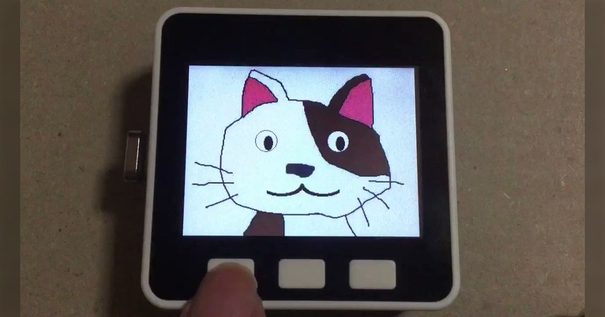 犬や猫のイラストをベースにした M5Stack-Avatar を作ってみた。 ＃M5Stack - posfie