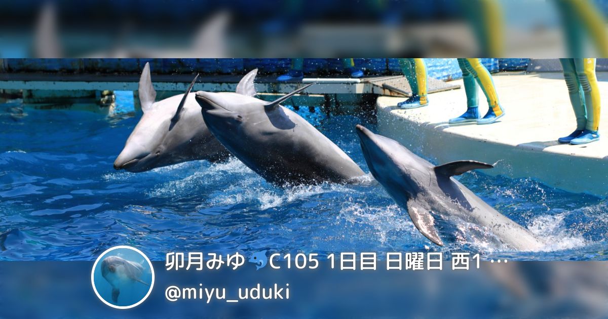 卯月みゆ🐬C105 1日目 日曜日 西1 て05b(@miyu_uduki)のまとめ(10) - min.t (ミント)