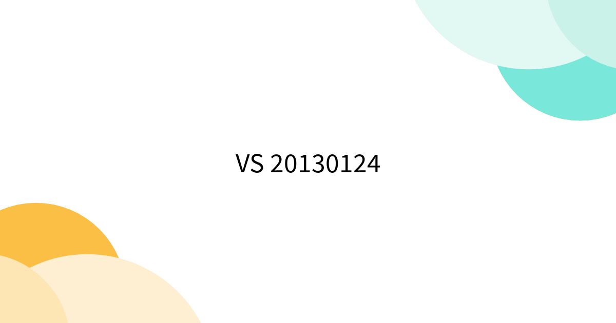 VS 20130124 - posfie