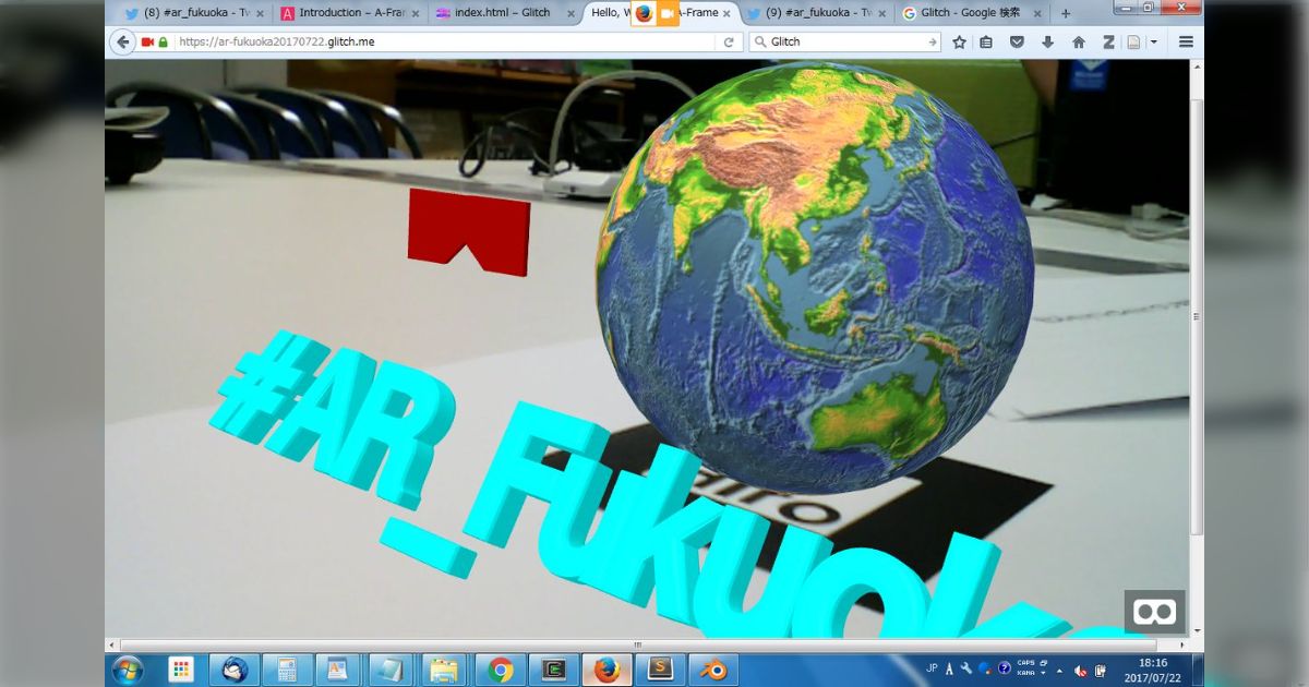 2テーマ同時開催！A-Frameでお手軽WebAR / Blenderではじめる3Dモデリング - posfie