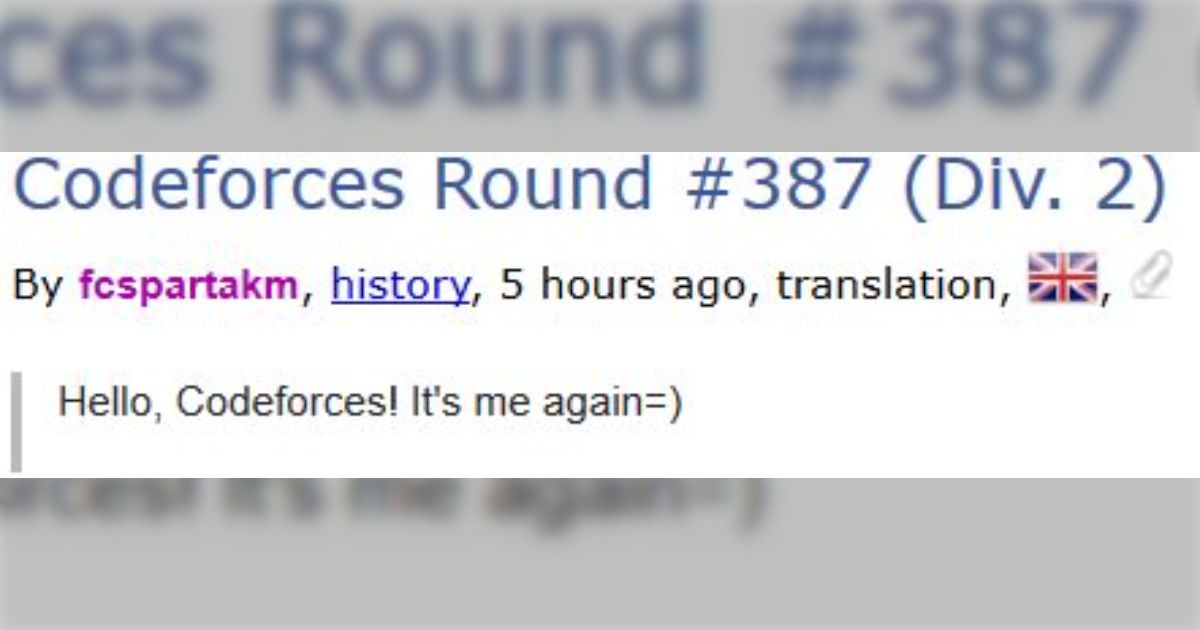 Codeforces #387(Div. 2) - posfie