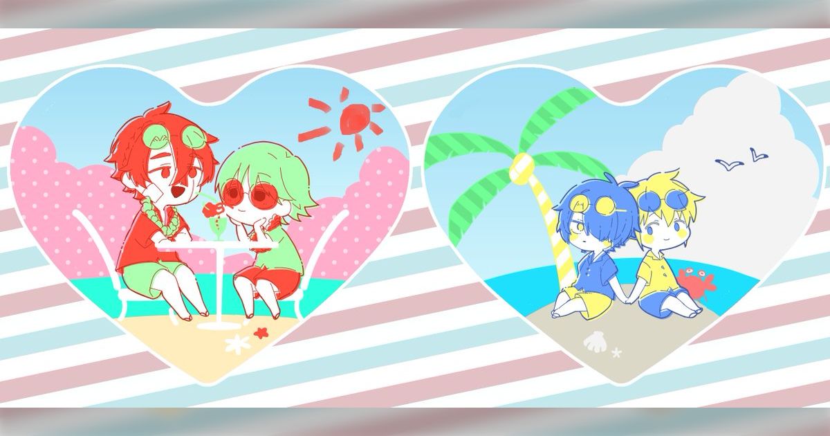 麹とカフェオレさんとの合作まとめ - posfie