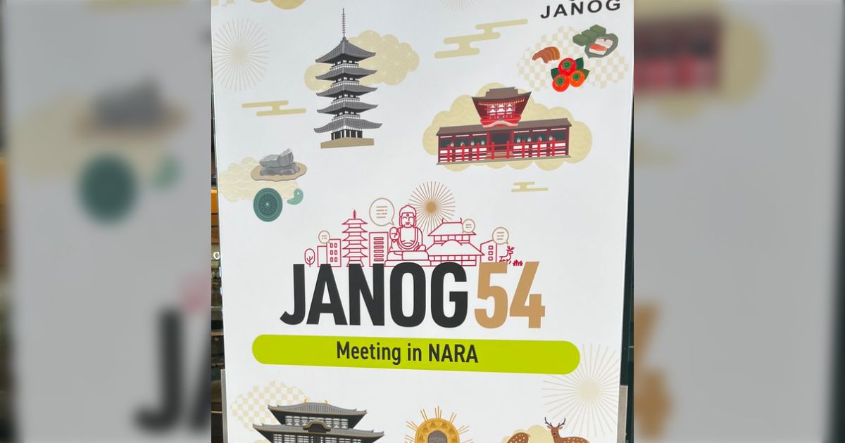 JANOG54 Meeting Day1 #JANOG (5ページ目) - Togetter [トゥギャッター]