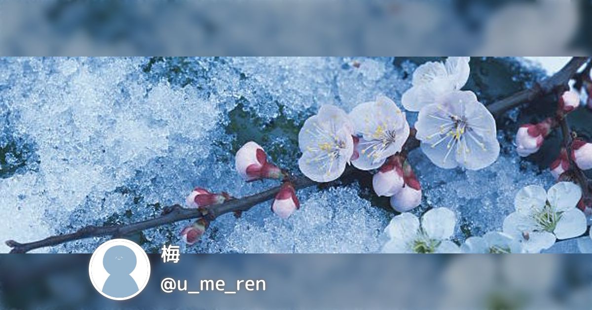 梅(@u_me_ren)のまとめ - posfie