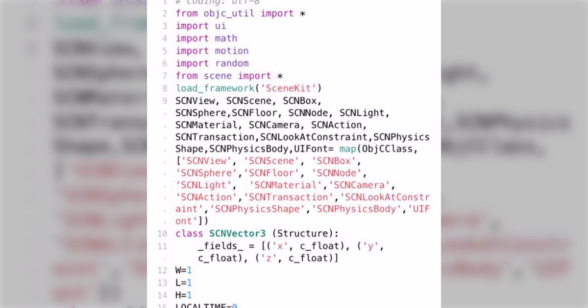 iPhone + pythonista3で物理シミュレーションをやってみた。 - Togetter [トゥギャッター]