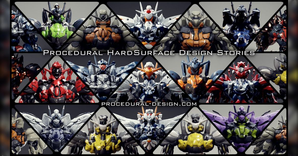 Procedural Hard Surface Design With #Houdini - posfie