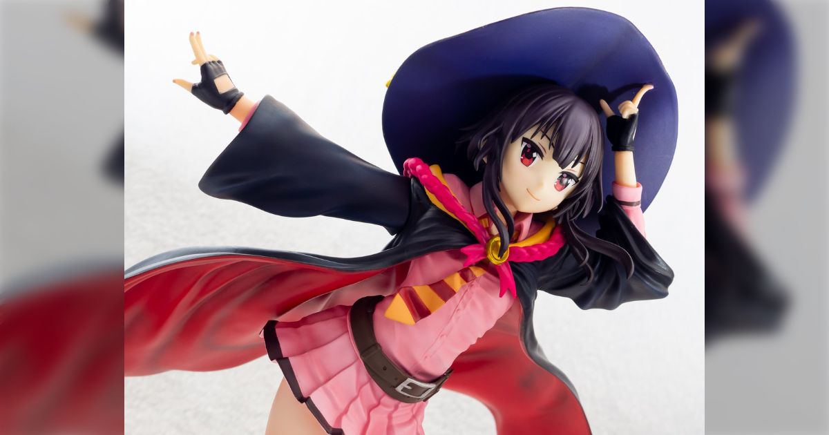 映画このすばのめぐみんの学生服Ver.のフィギュアが届く - posfie