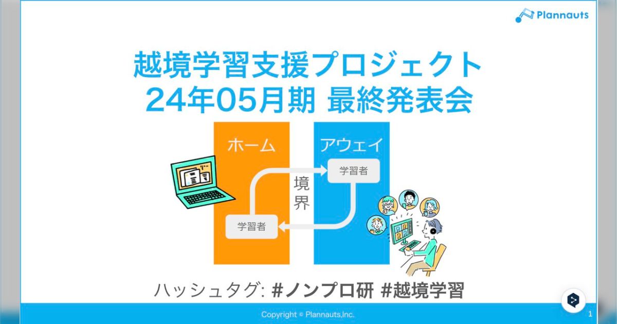 ノンプロ協会&ノンプロ研「越境学習支援プロジェクト24年5月期 最終発表会」 - posfie