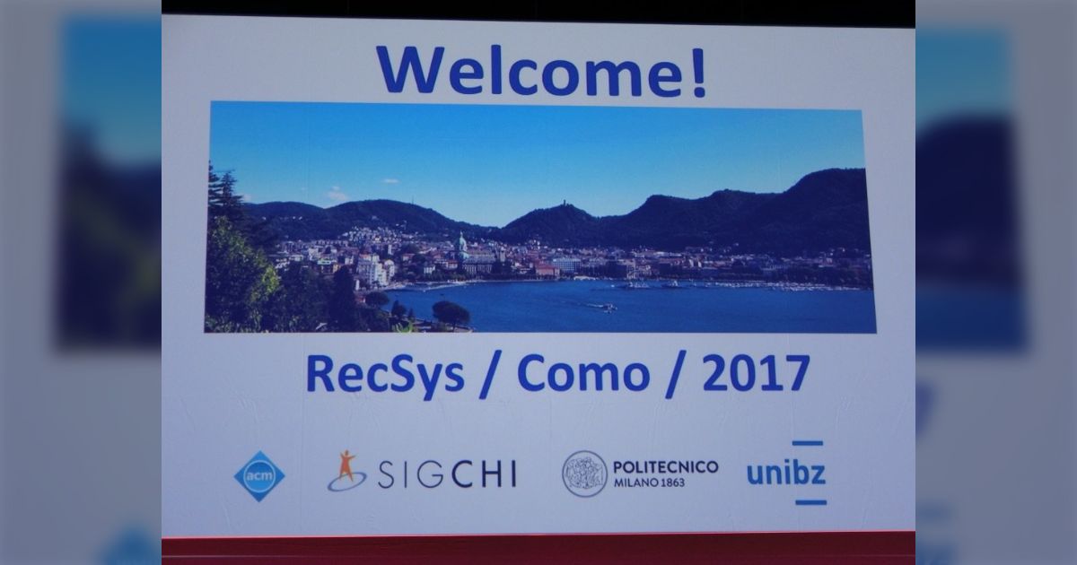 しましまのRecSys2017まとめ - posfie