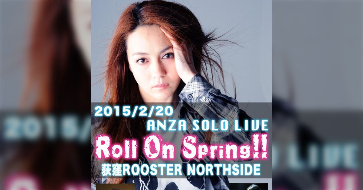 ANZA Solo Live「Roll On Spring!!」 - posfie