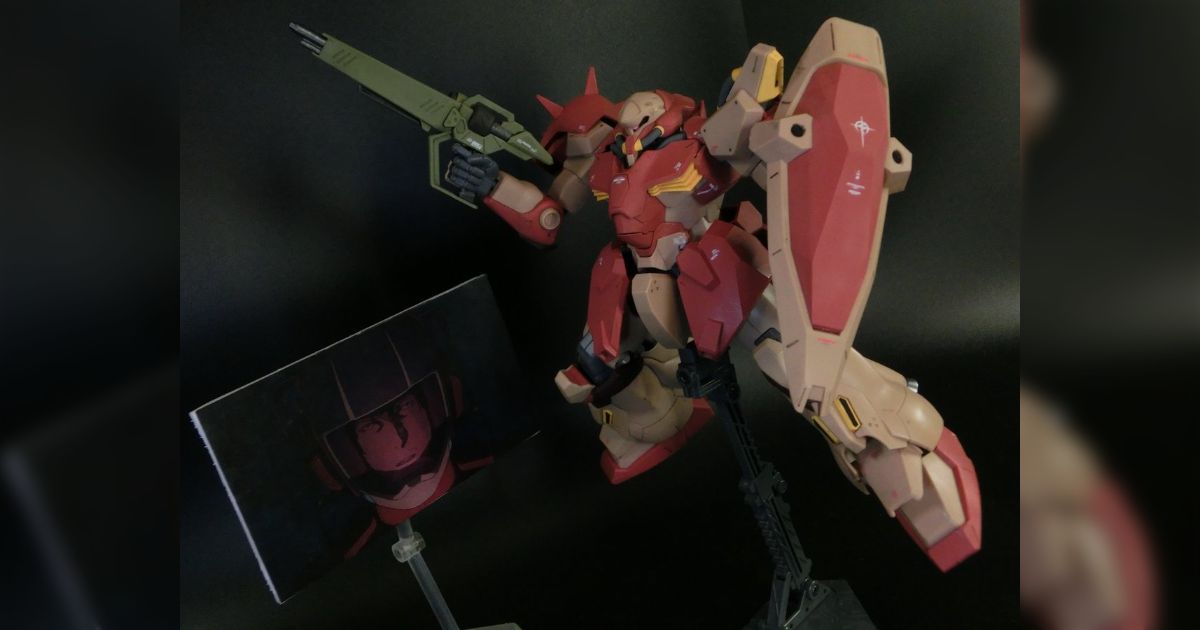 【完成品：ガンプラ】HG 1/144 メッサーF01型(ガウマン搭乗機) - posfie