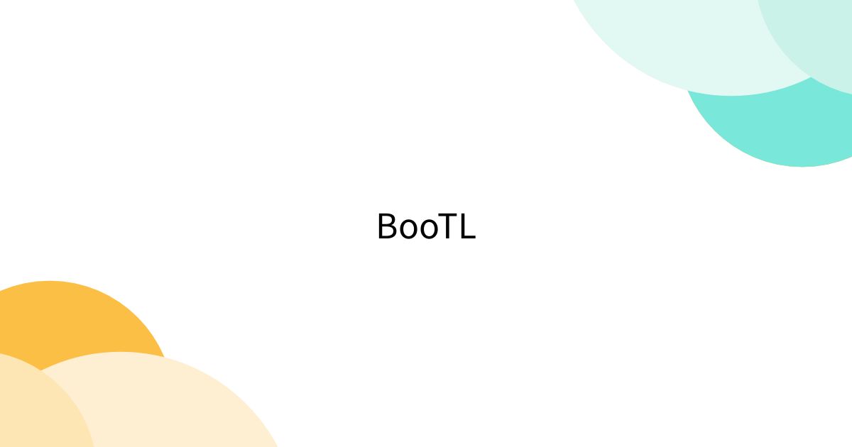 BooTL - Togetter [トゥギャッター]