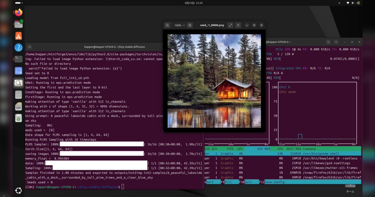 僅か1GB強のVRAMで画像生成AI出来るTiny Stable Diffusionを512x512でジャンクGTX1060で動作して爆安AI環境してみた。もはや絶滅寸前のNVIDIA ...