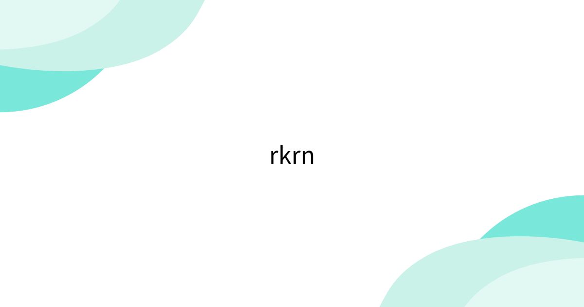rkrn - posfie