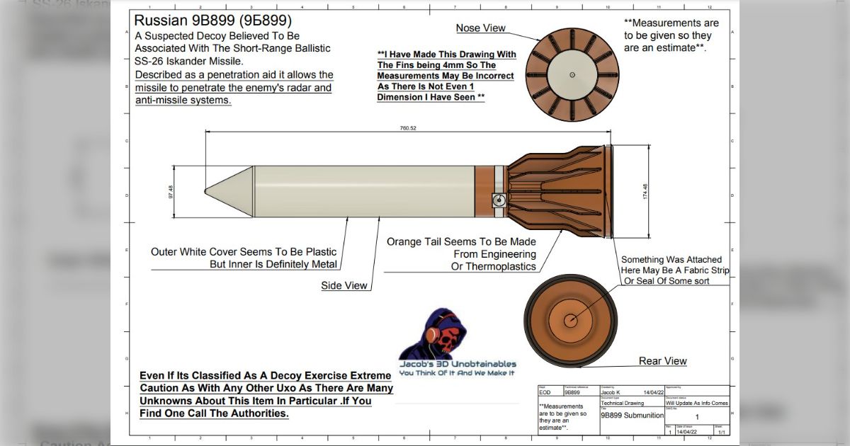 イスカンデル用デコイ弾9B899（9Б899） - posfie