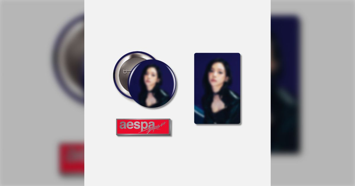 aespa 4th ミニアルバム [Drama] BLACK Ver. MD 公式グッズ 予約開始 - posfie