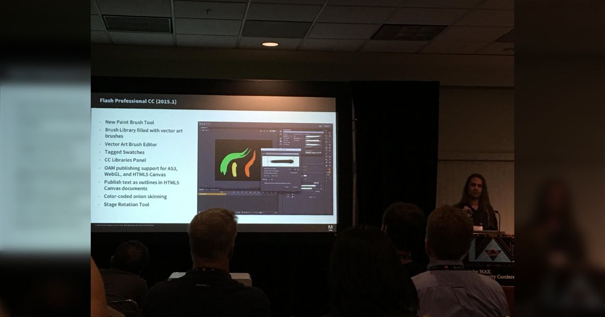 Adobe MAX 2015 - Giving Flash Professional Another Look - posfie