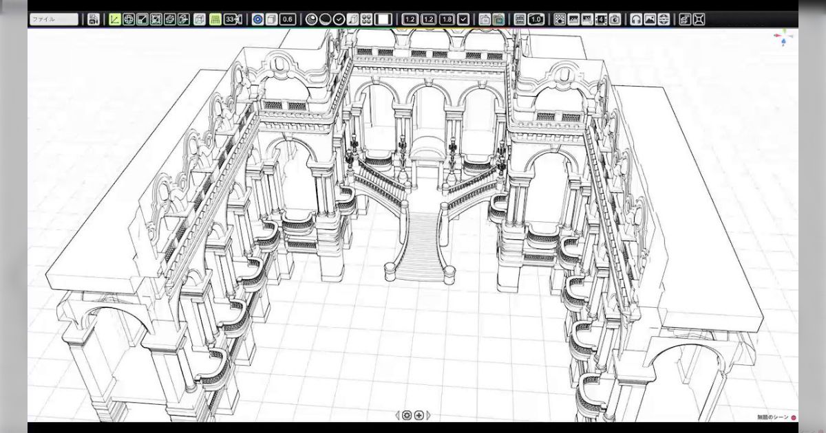 マンガ作画向け3Dアプリ「MangaKa」が凄い！3Dの線画表示に特化・魚眼パース表示に標準対応。DLC全部買っても1万円代 - posfie