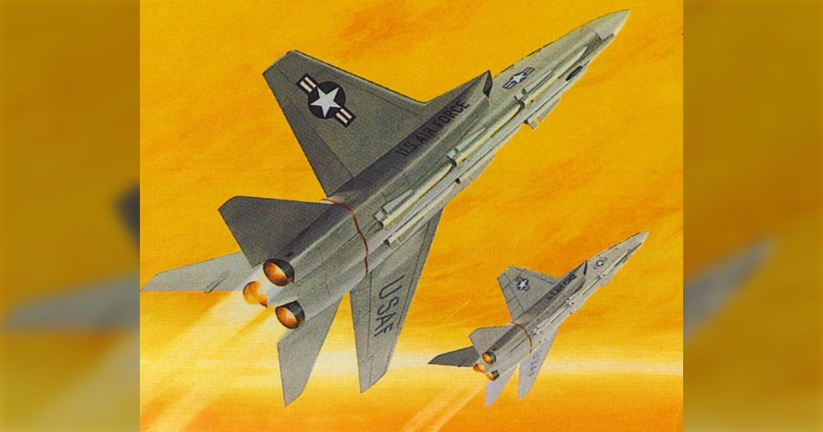 空軍のIMI（Improved Manned Interceptor：改良型有人要撃機）計画においてノースアメリカン・ロックウェルが提案した ...