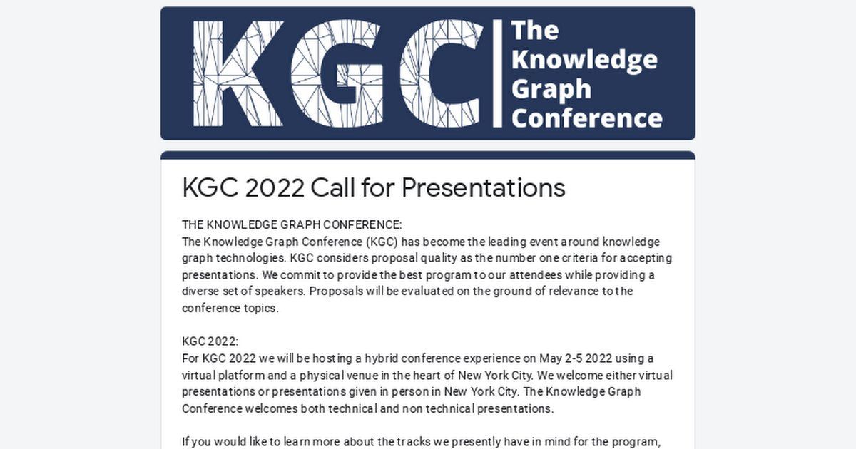 国際会議 #KGC2022 まとめ／Compiled list of tweets on #KGC2022 - posfie